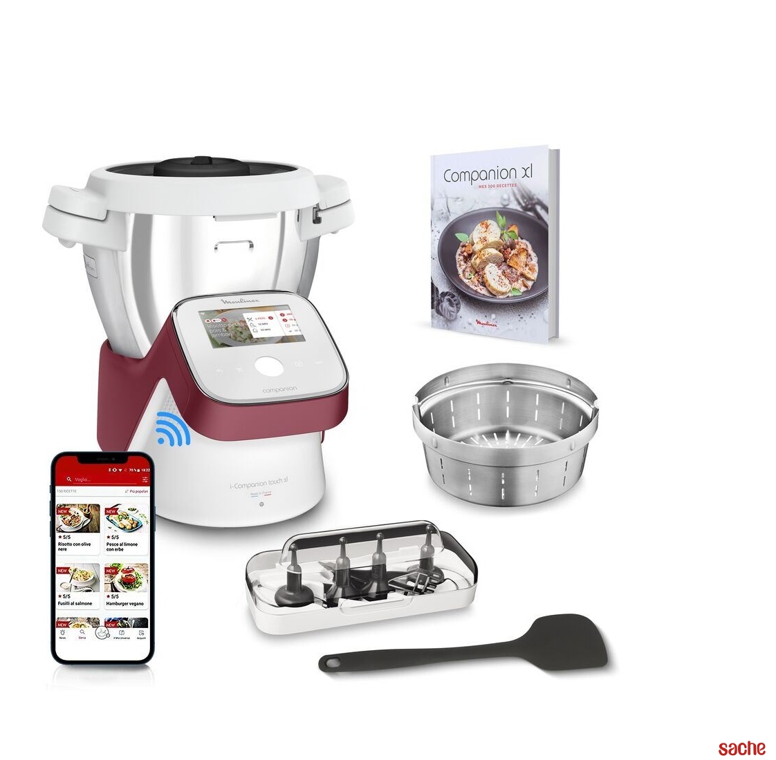 ROBOT CUISEUR MOULINEX I-COMPANION TOUCH XL HF934510﻿ - Sache maison et ...