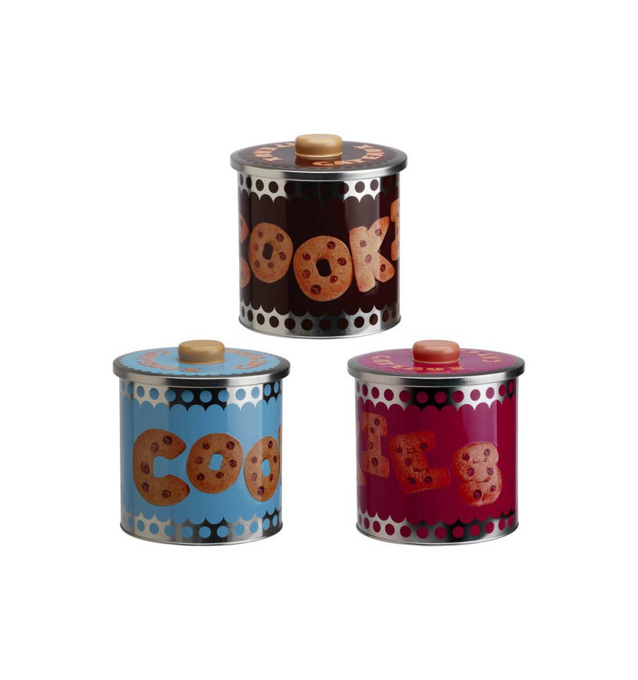 BOITE EN MÉTAL A BISCUITS RONDE KS9149﻿ - Sache maison et déco vente en ...