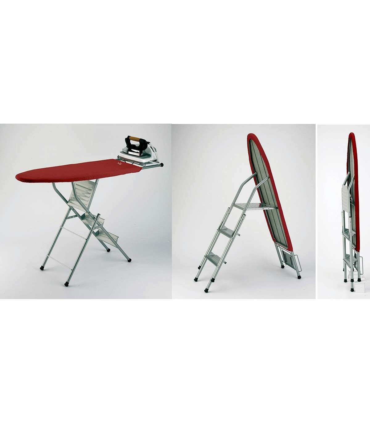 TABLE A REPASSER JATA ROUGE AVEC ESCABEAU 107*37 CM 848SR﻿ - Sache ...