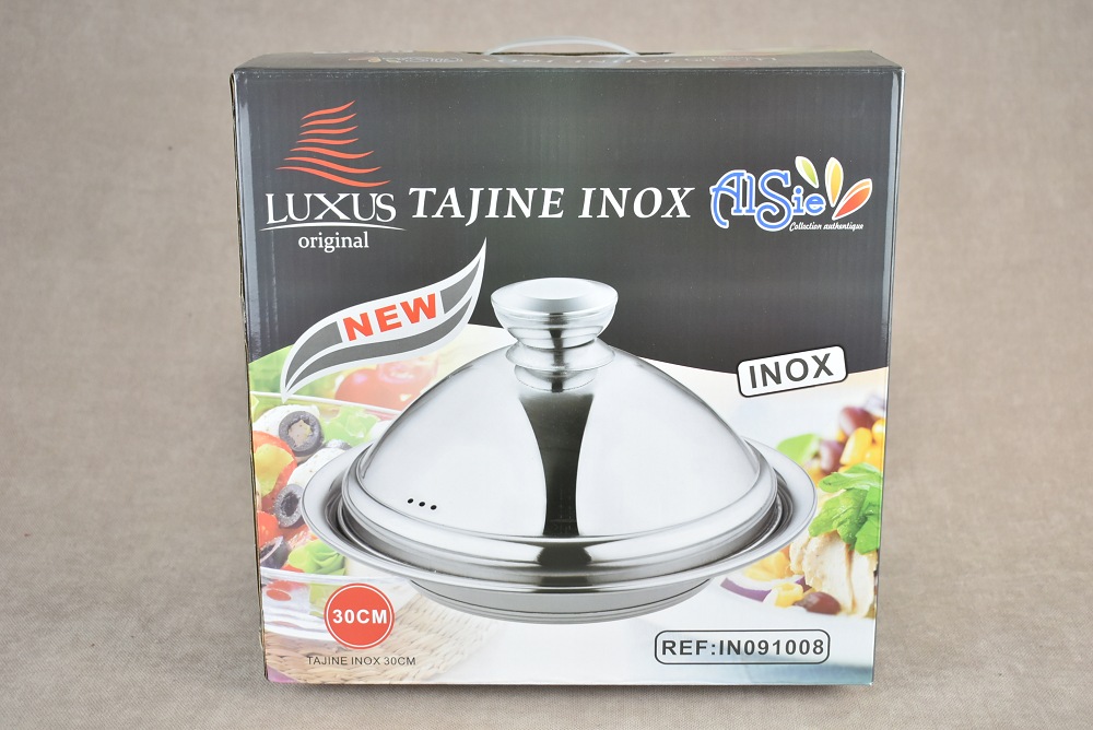 TAJINE ALSIE LUXUS INOX 30CM﻿ - Sache maison et déco vente en ligne ...