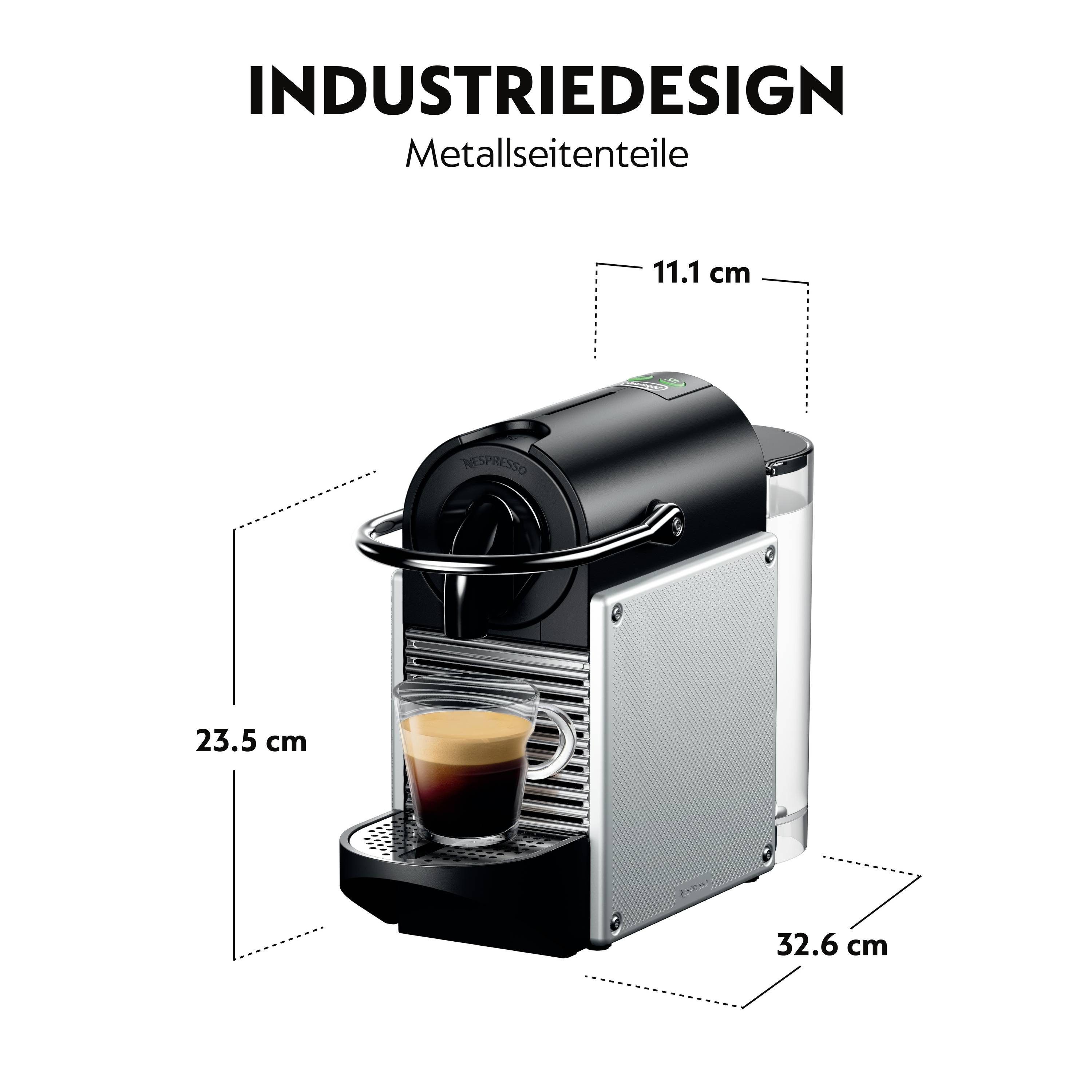 MACHINE A CAFE NESPRESSO PIXIE DELONGHI SILVER EN124.S﻿ - Sache maison ...