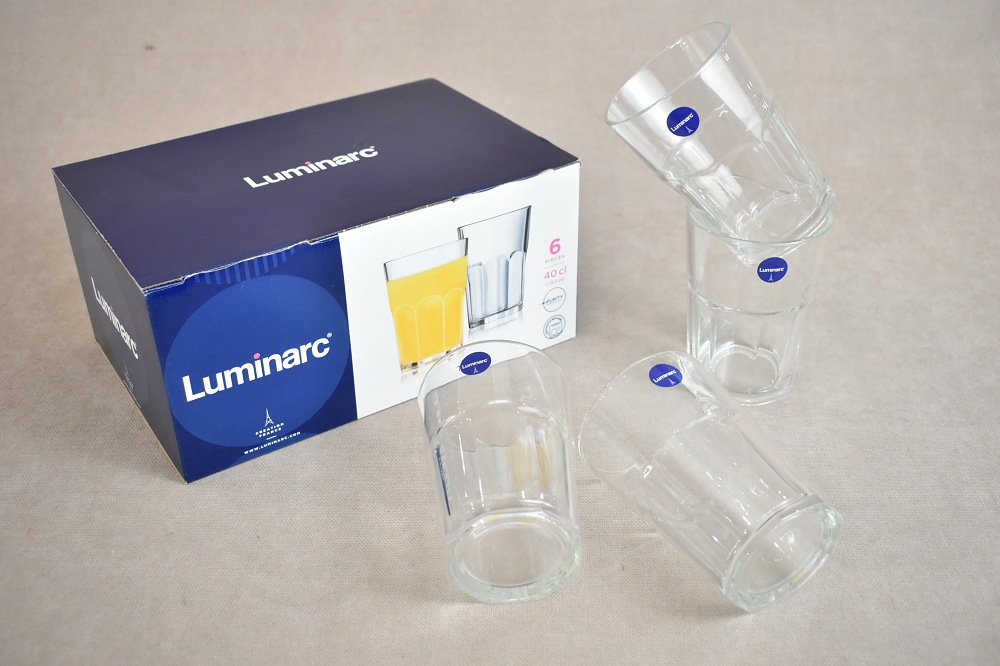 VERRE A EAU LUMINARC TUFF FH 41CL 6 PIÈCES Q2245﻿ - Sache maison et ...